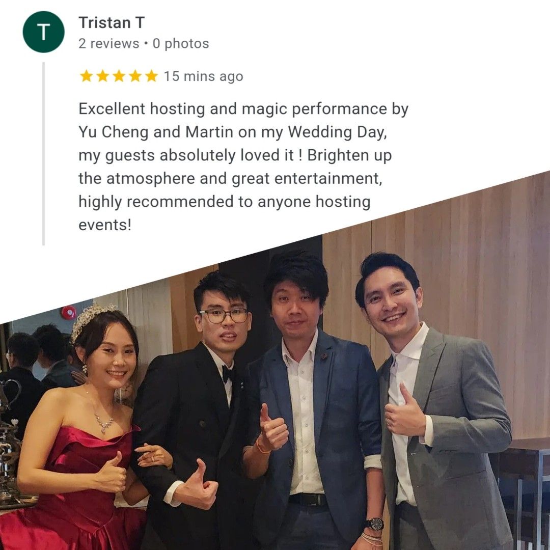 BEST Wedding Emcee Singapore plus Free Magician & AV, Lifestyle ...