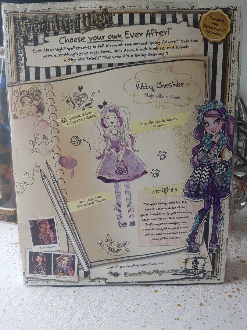 Ever After High- Kitty Cheshire - Spring unsprung, Hobbies & Toys, Toys ...