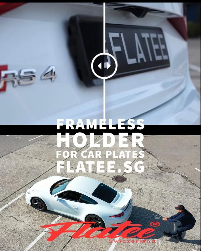 Frameless and Invisible Car Plate Holder from Switzerland, Car ...