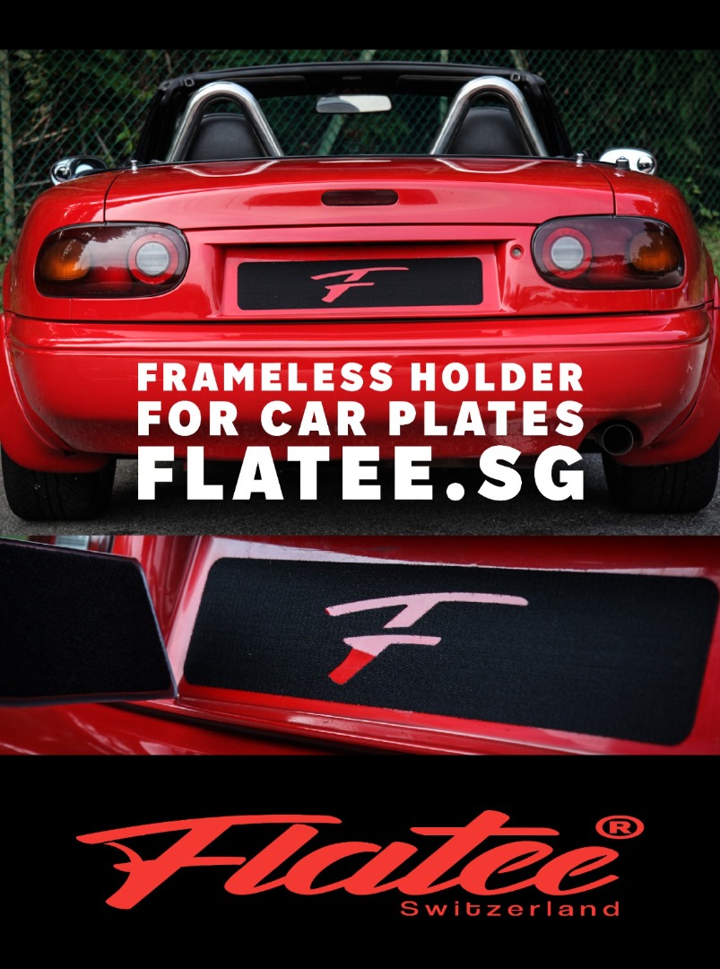 Frameless and Invisible Car Plate Holder from Switzerland, Car ...