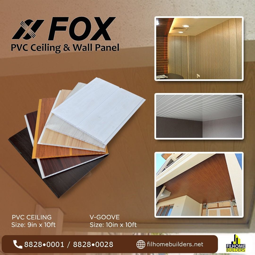 FOX PVC Panel, Furniture & Home Living, Home Improvement & Organization ...