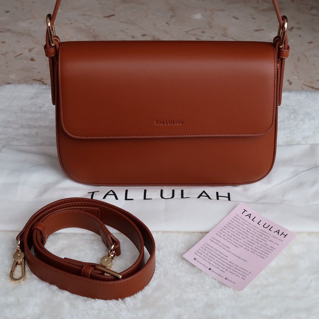 [Full Set] Tallulah Trish Bag in Tan, Women's Fashion, Bags & Wallets ...