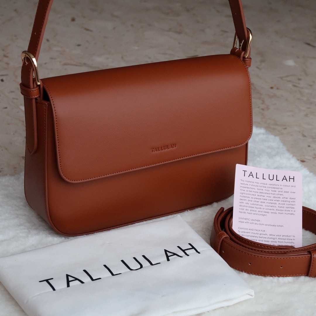 [Full Set] Tallulah Trish Bag in Tan, Women's Fashion, Bags & Wallets ...