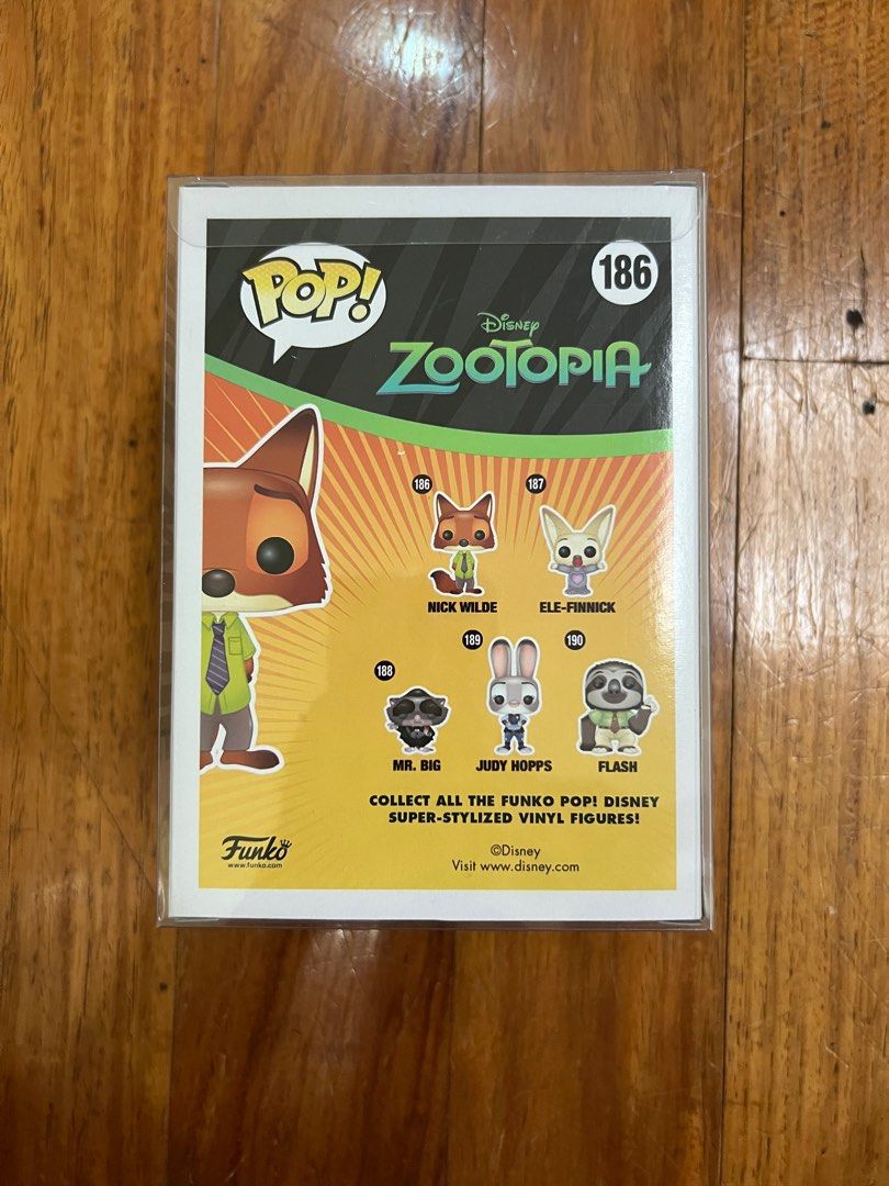 Funko Pop: Zootopia (186 Nick Wilde, 190 Flash), Hobbies & Toys, Toys ...