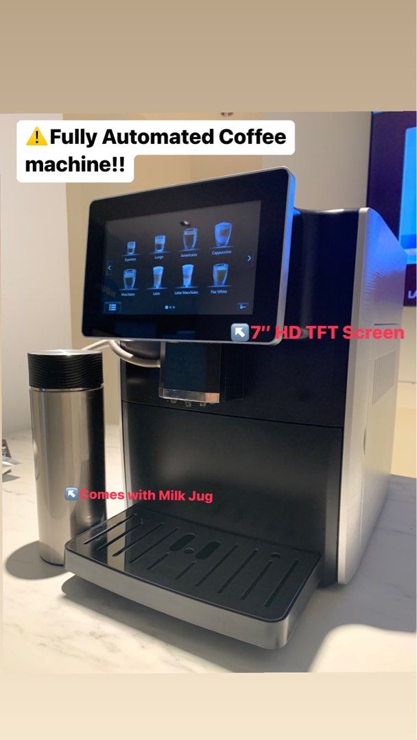 GATTO Fully Automatic Coffee Machine, Furniture & Home Living ...