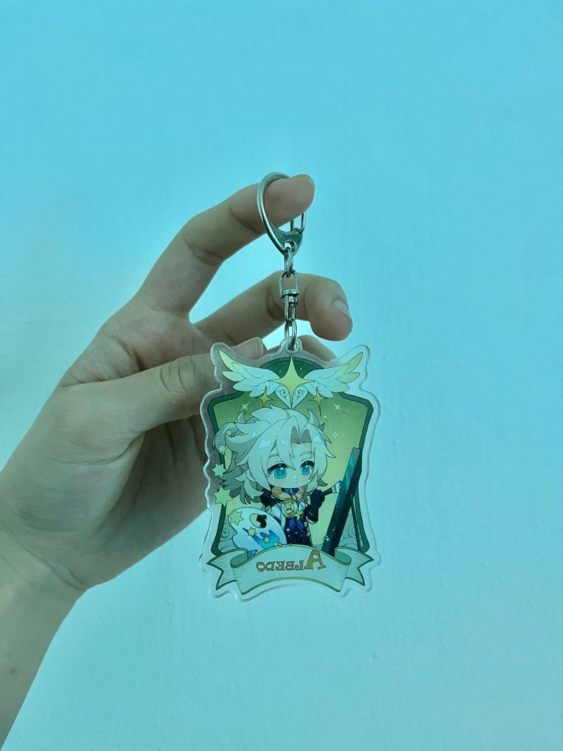 Genshin Impact Albedo Keychain, Hobbies & Toys, Memorabilia ...