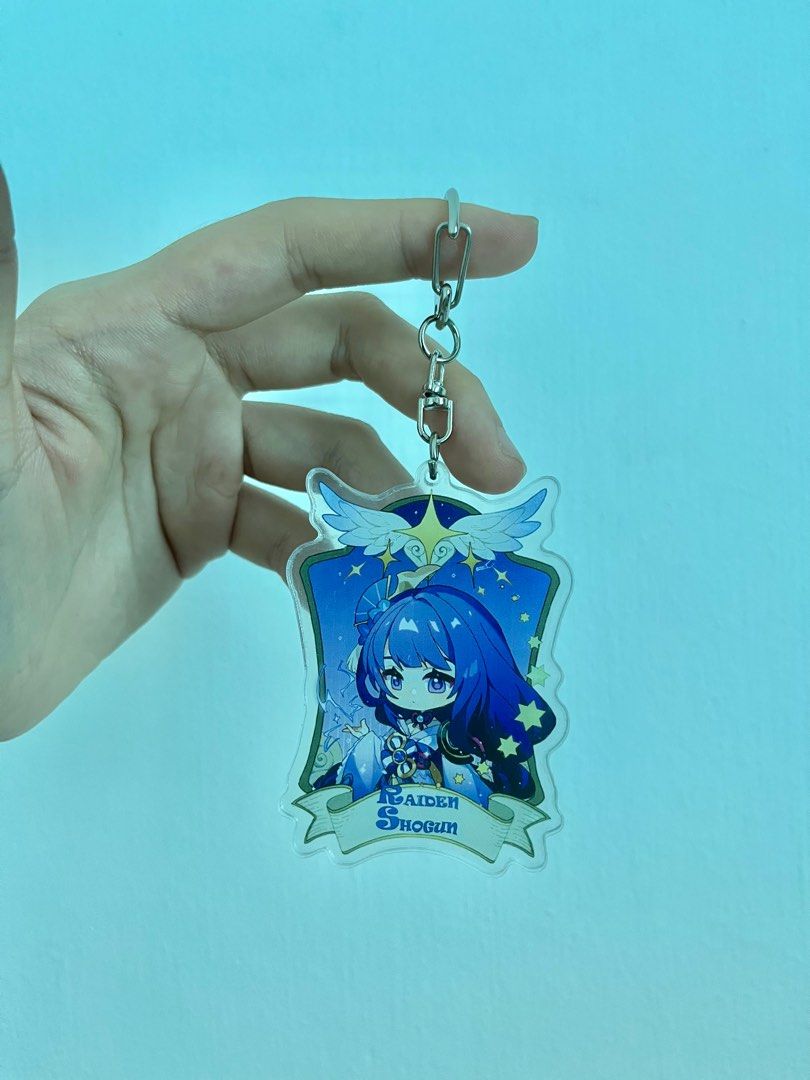 Genshin Impact Baal Raiden Shogun Keychain, Hobbies & Toys, Memorabilia ...