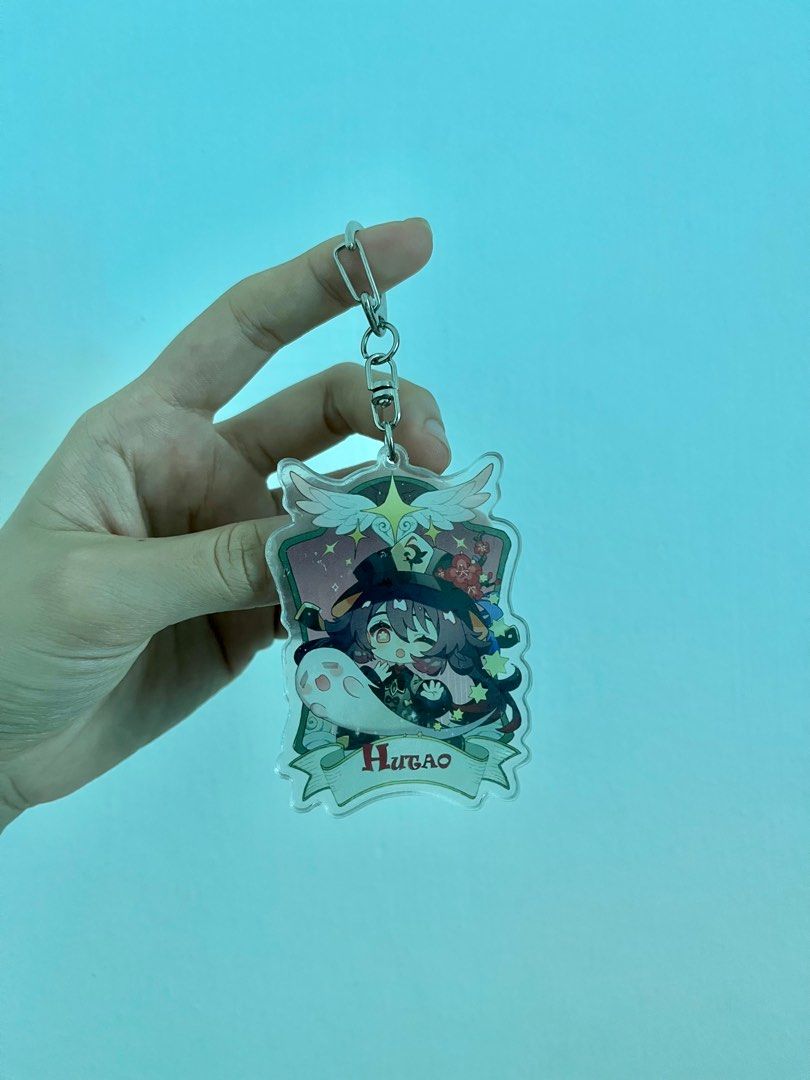Genshin Impact Hutao Keychain, Hobbies & Toys, Memorabilia ...