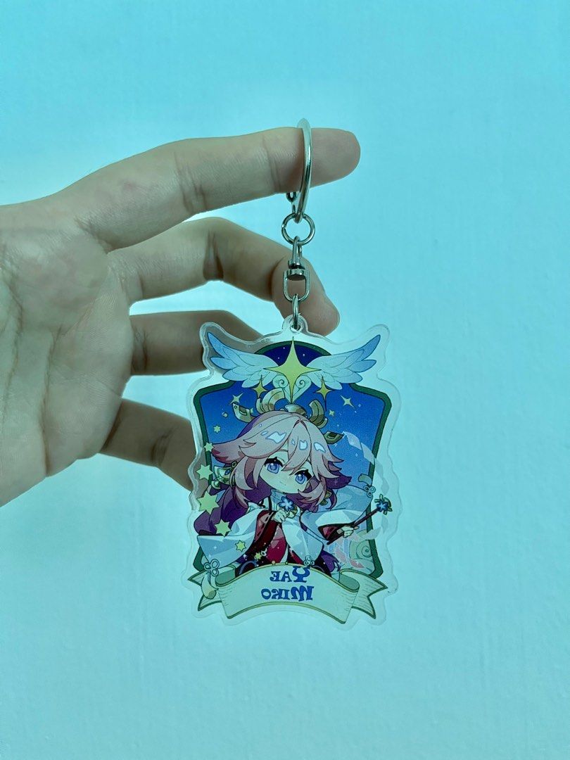 Genshin Impact Yae Miko Keychain, Hobbies & Toys, Memorabilia ...