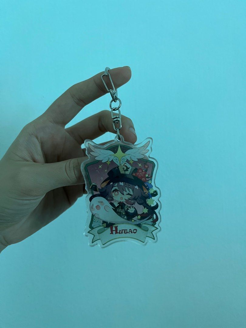 Genshin Impact Zhongli Ayato Kazuha Hutao Itto Keychain, Hobbies & Toys ...