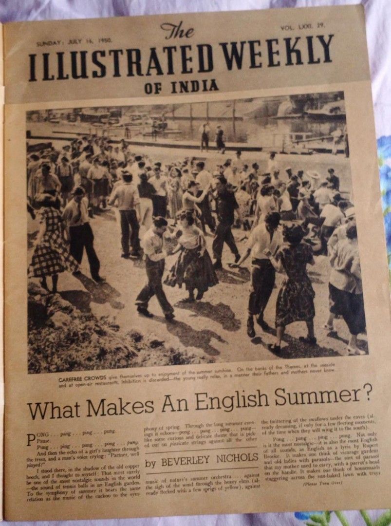 ILLUSTRATED WEEKLY OF INDIA 1950 - Magazine Book - Good Condition ...