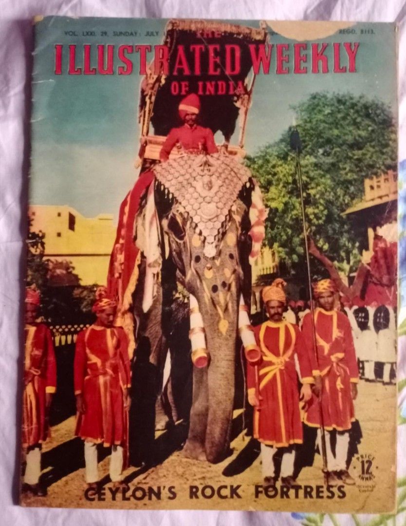 ILLUSTRATED WEEKLY OF INDIA 1950 - Magazine Book - Good Condition ...
