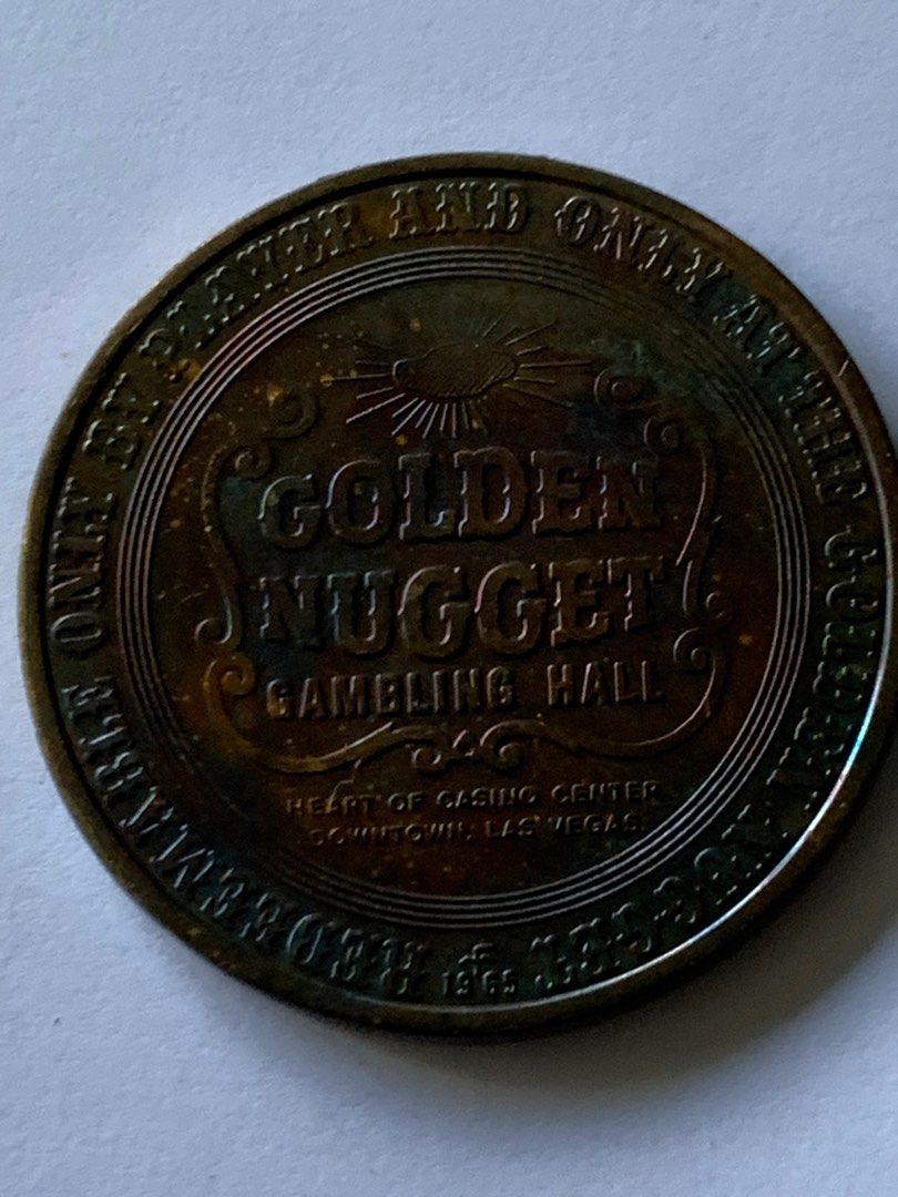 Golden Nugget Gaming Hall Token, Hobbies & Toys, Memorabilia ...