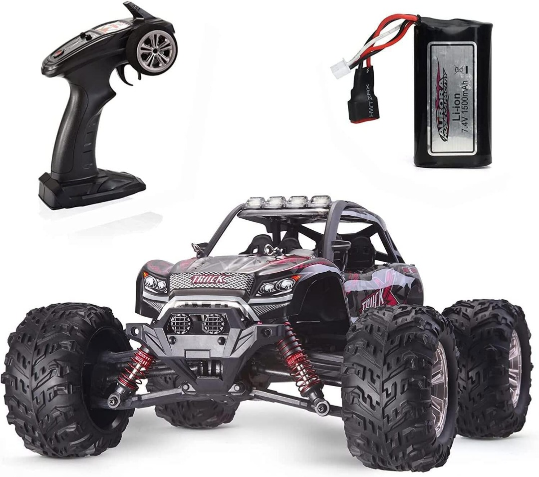 GoStock Remote Control Car, 4WD RC Car 36km/h 1:16 High Speed Off-Road ...