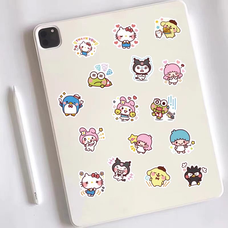 Hello Kitty & Friends Vinyl Stickers (40pcs) - Self-Adhesive Cutouts ... Hello Kitty & Friends Vinyl Stickers (40pcs) - Self-Adhesive Cutouts ...