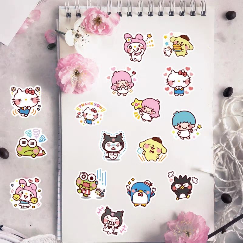 Hello Kitty & Friends Vinyl Stickers (40pcs) - Self-Adhesive Cutouts ... Hello Kitty & Friends Vinyl Stickers (40pcs) - Self-Adhesive Cutouts ...