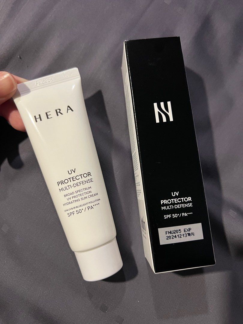 HERA UV Protector Multi-Defense SPF50 Hydrating Sun Cream, Beauty & Personal Care, Face, Face ...