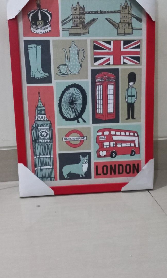 Hiasan dinding oleh2 london, Perabotan Rumah di Carousell