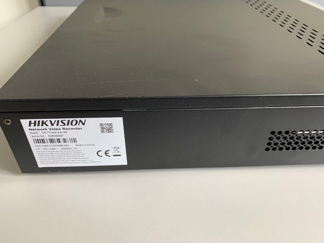 HIKVISION NVR / CAMERA, Furniture & Home Living, Security & Locks ...