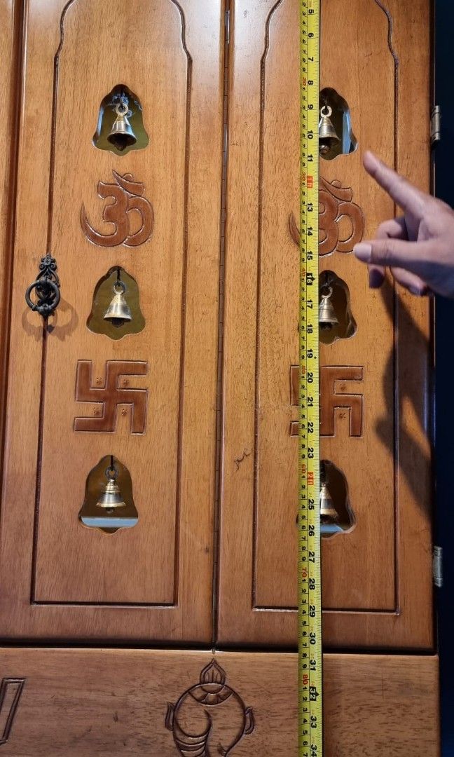 Hindu Prayer Altar (Solid Wood), Furniture & Home Living, Furniture ...