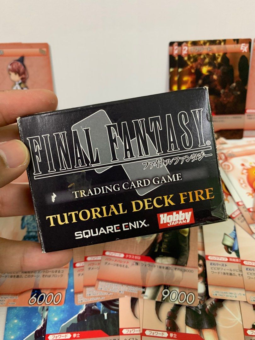 Hobby japan Final Fantasy Trading Card Game Tutorial Deck Fire, Hobbies ...