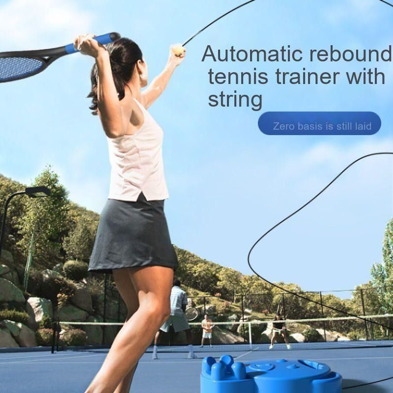 Home Tennis Trainer Ball Elastic Physical Training Racket, Hobbies ...