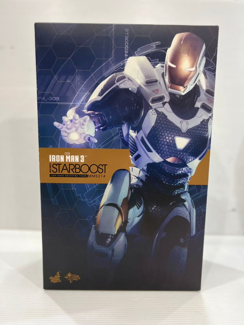 HOT TOYS MMS214 IRON MAN 3 STARBOOST (MARK XXXIX) 1/6TH SCALE COLLECTIBLE FIGURE, Hobbies & Toys ...