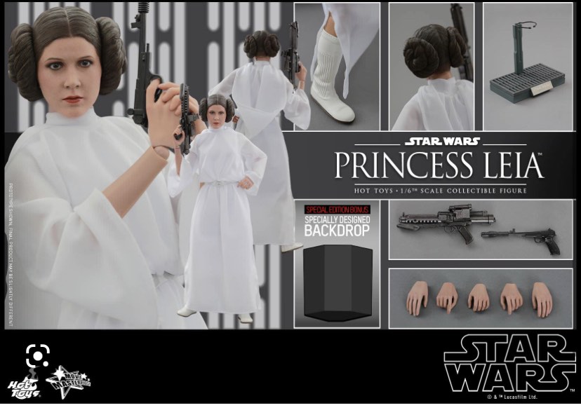 Hot toys Princess Leia MMS298 Special Edition, Hobbies & Toys, Toys ...