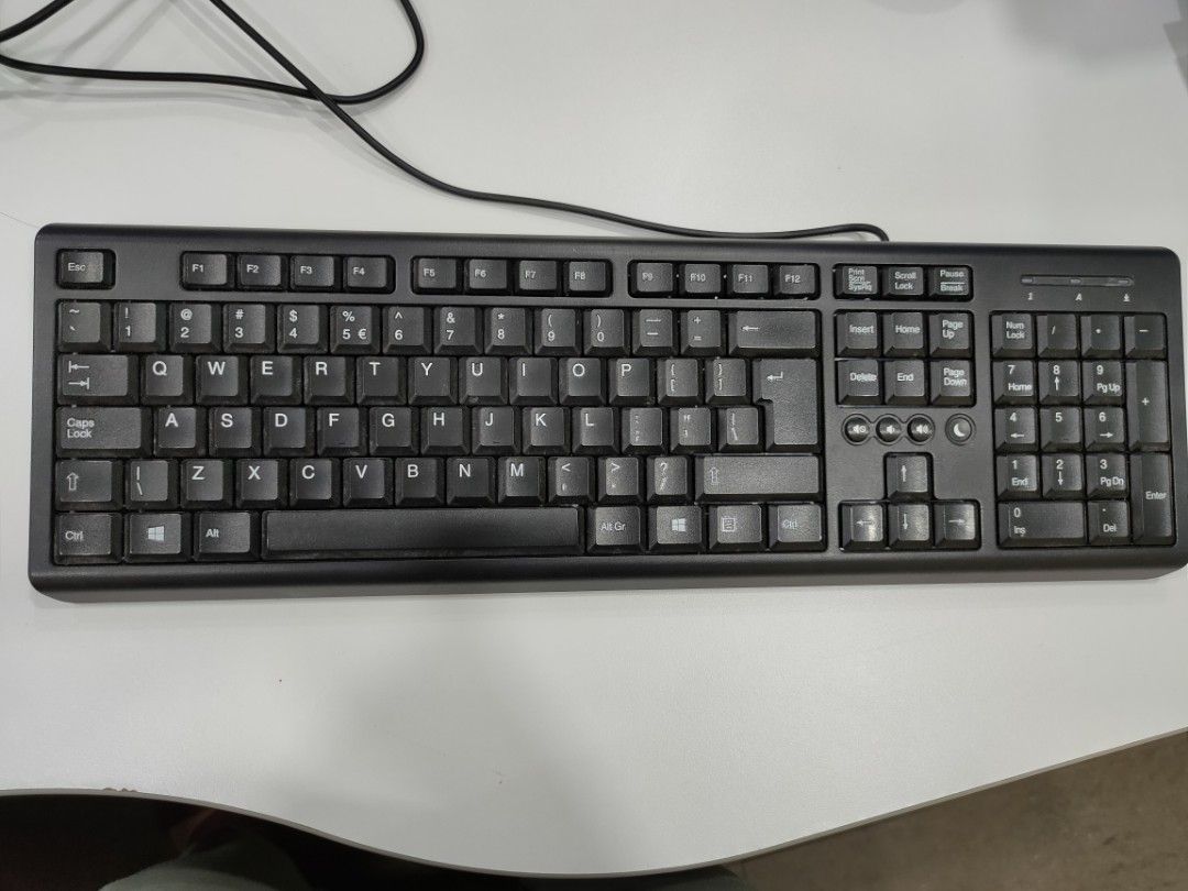 HP sk2085 wire keyboard, Computers & Tech, Parts & Accessories ...