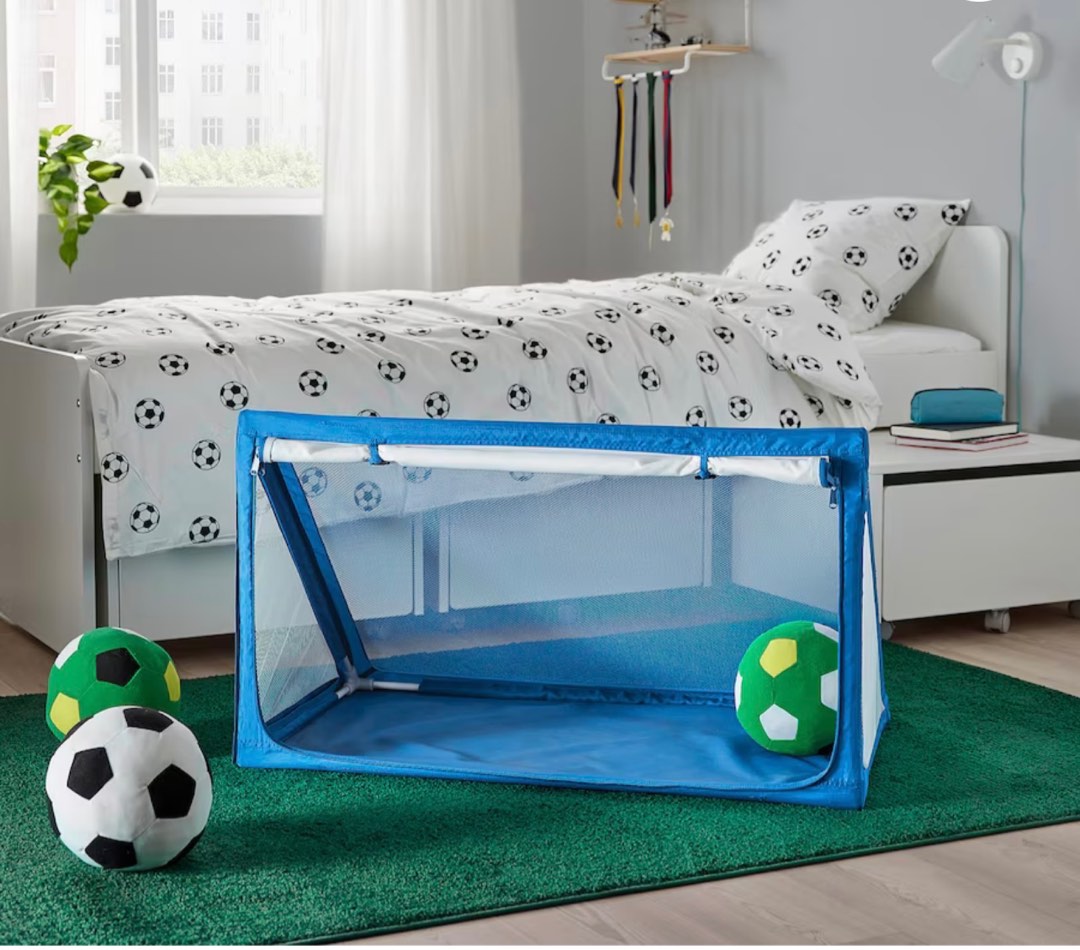 Ikea sportslig goal / storage, Babies & Kids, Baby Nursery & Kids ...