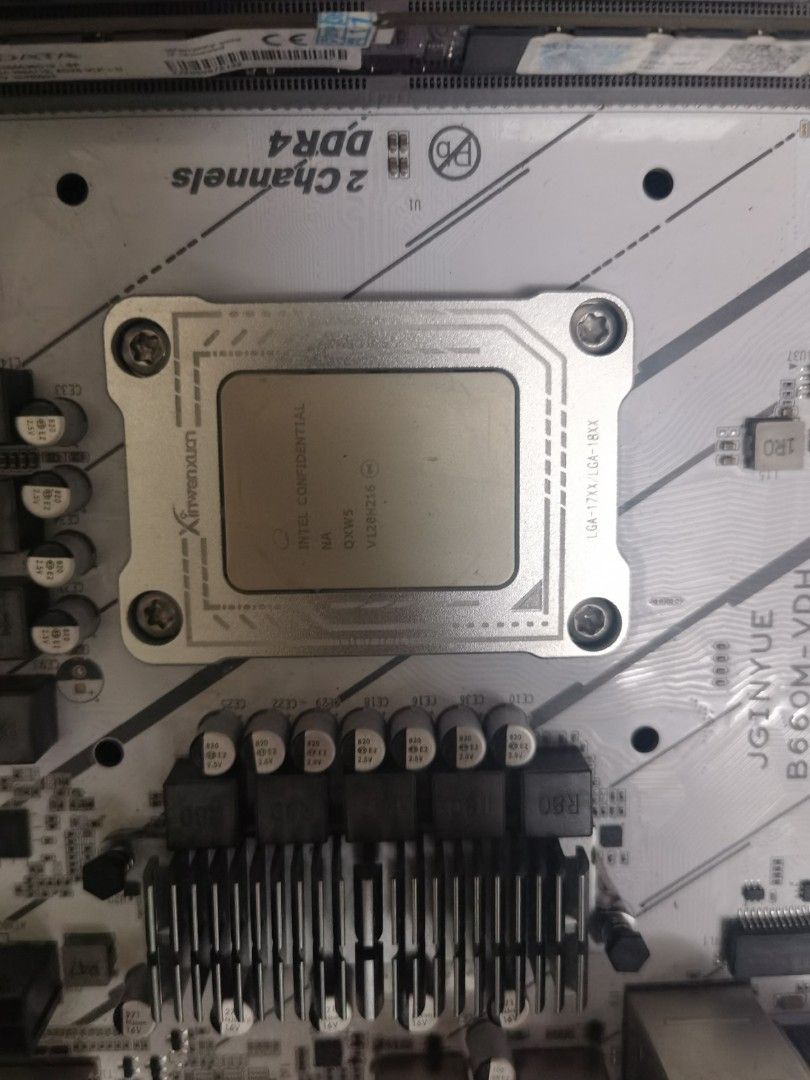 Intel confidential qxw5 processor engineering sample, Computers & Tech ...