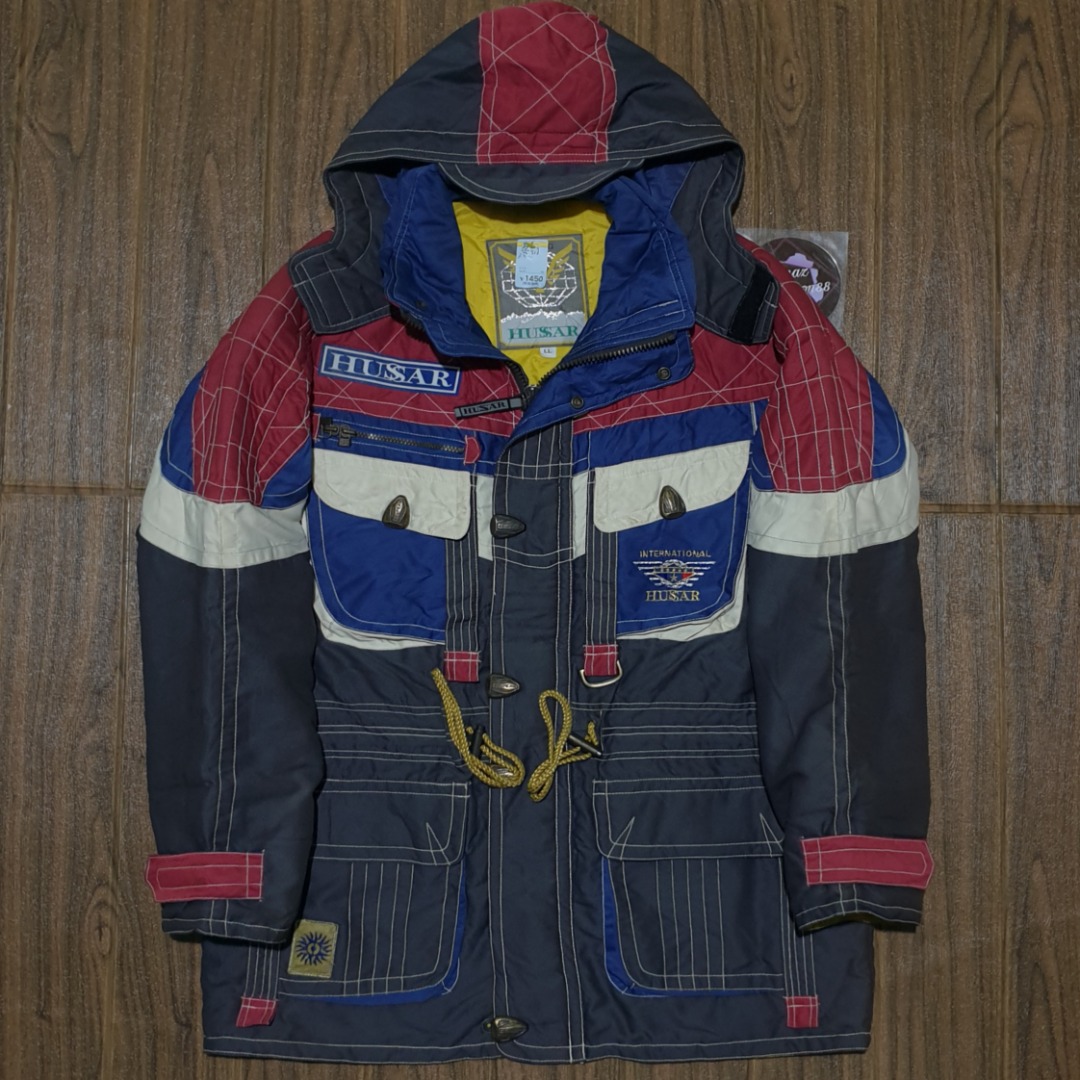 Jaket Sky Vintage by Hussar, Fesyen Pria, Pakaian , Baju Luaran di Carousell