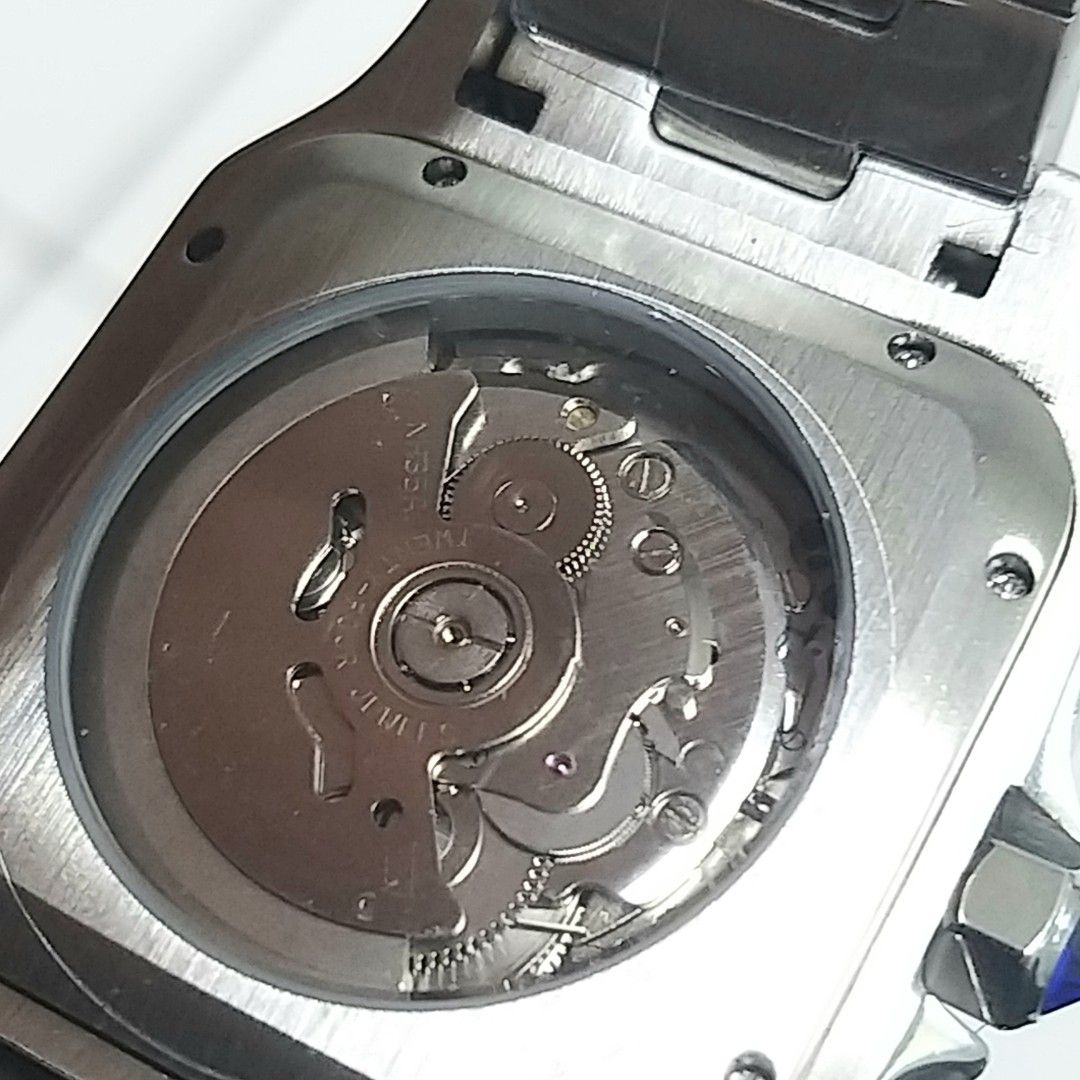 Jam tangan SEIKO MODS Homage Cartier Santos De Cartier Dark Blue ...