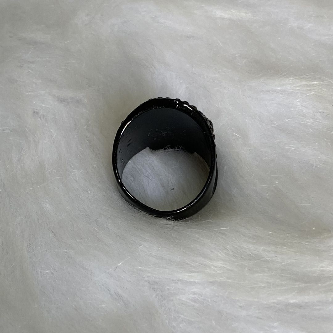 Japan Chino Antrax Black Skull Crystal Ring on Carousell