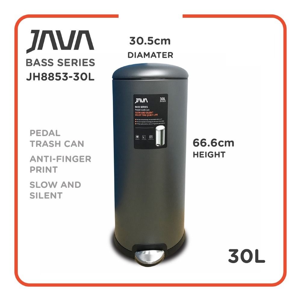 JAVA JH8853 Step Bin with Soft Closing, Furniture & Home Living ...