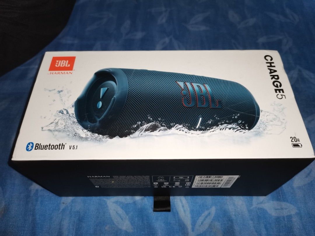 Jbl Charge5 blue, Audio, Portable Music Players on Carousell