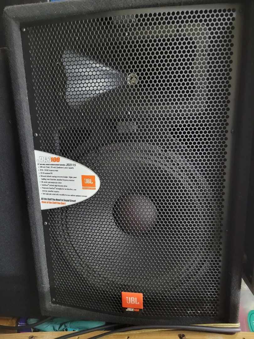 JBL professional Speaker JBX115, 音響器材, Soundbar、揚聲器、藍牙喇叭、耳擴 - Carousell