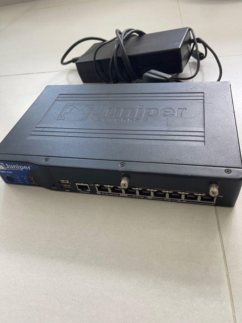 Juniper firewall SRX210, 電腦＆科技, 商務用科技產品 - Carousell