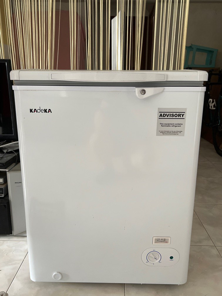 Kadeka KCF-108X 108L Chest Freezer, TV & Home Appliances, Kitchen ...