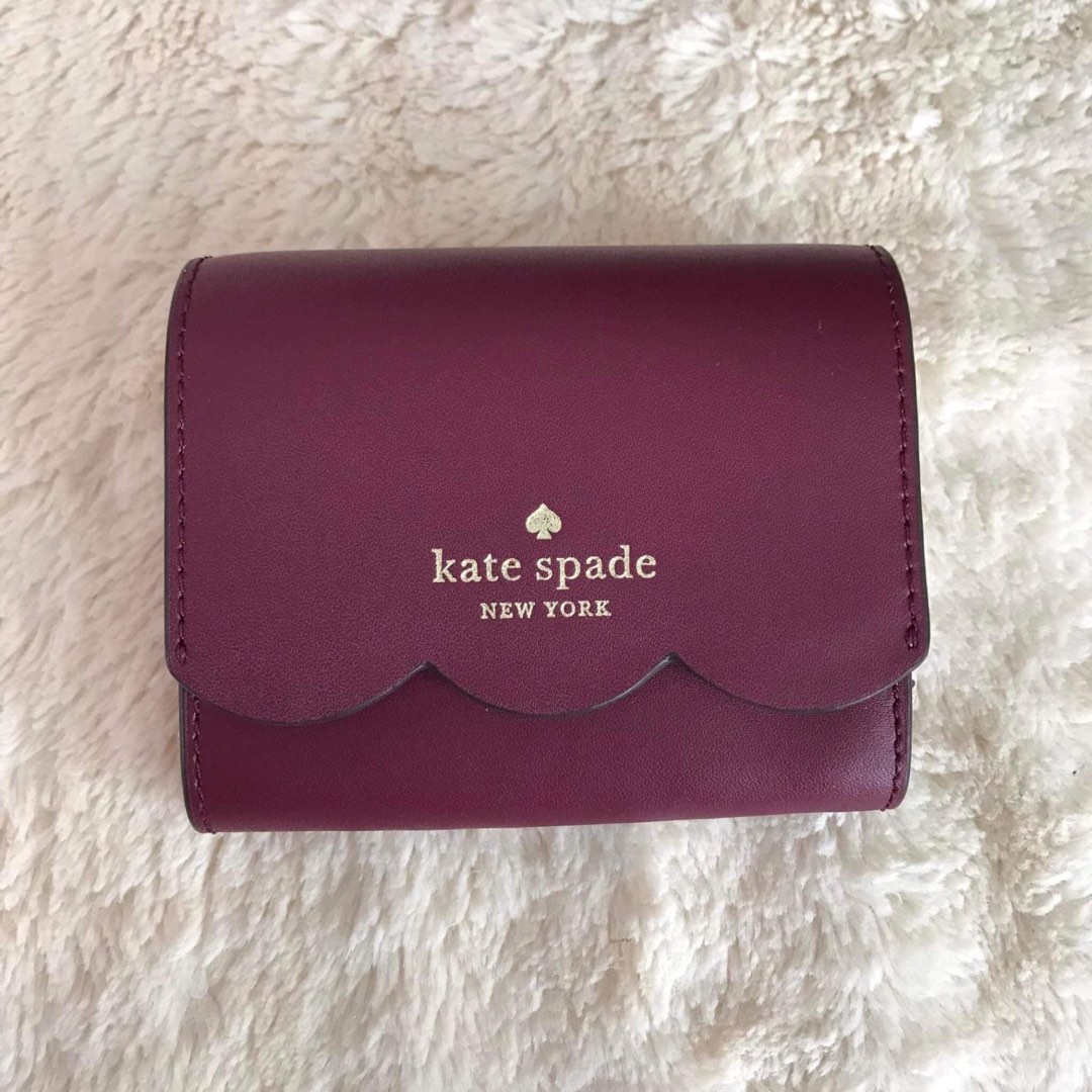Kate Spade Gemma Small Flap Wallet, Luxury, Bags & Wallets on Carousell