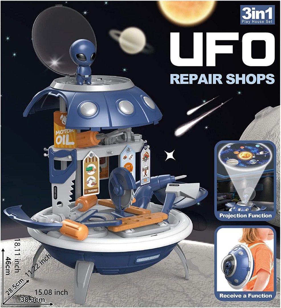 Kids Tool Bench Toy Set, Toddler Workbench Pretend Play for Boys, 52Pcs ...