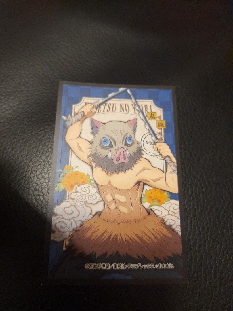 Kimetsu no yaiba-inosuke touch n go /card sticker, Hobbies & Toys ...
