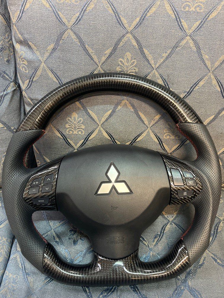 Lancer EX Cy2/cy4 carbon steerling wheel, Car Accessories, Accessories ...
