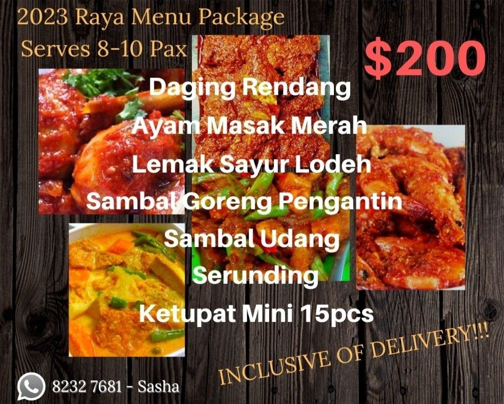 Lauk Raya 2023, Food & Drinks, Local Eats on Carousell