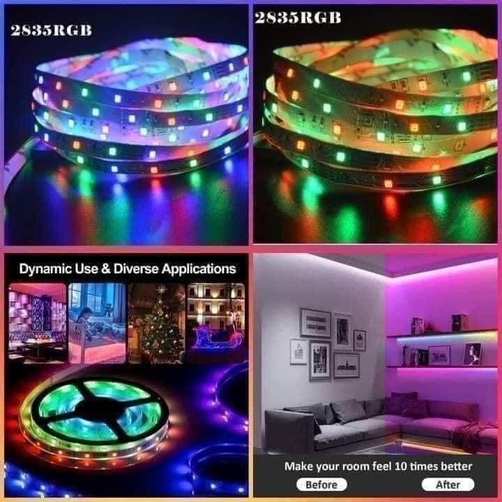 LED STRIP LIGHTS 5 METERS, Furniture & Home Living, Lighting & Fans ...