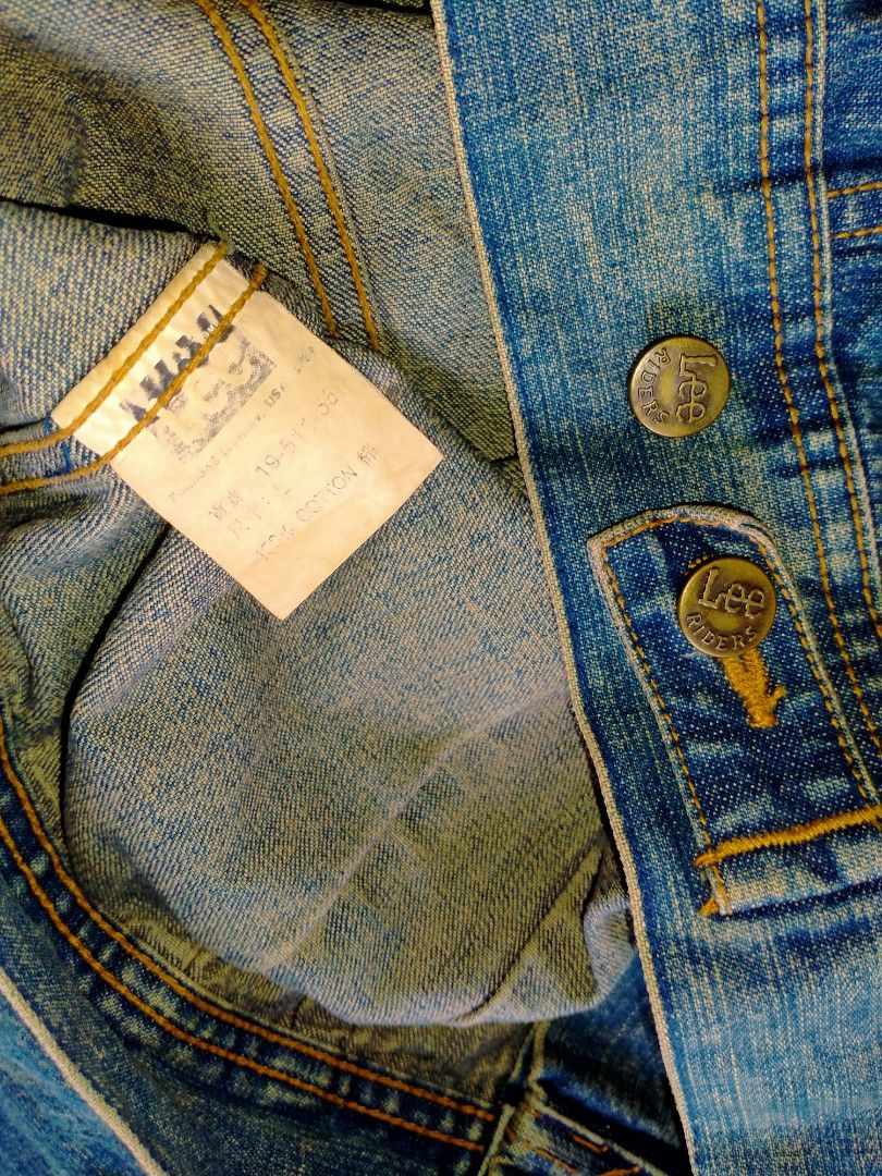 Lee Denim Jacket, Men's Fashion, Coats, Jackets and Outerwear on Carousell