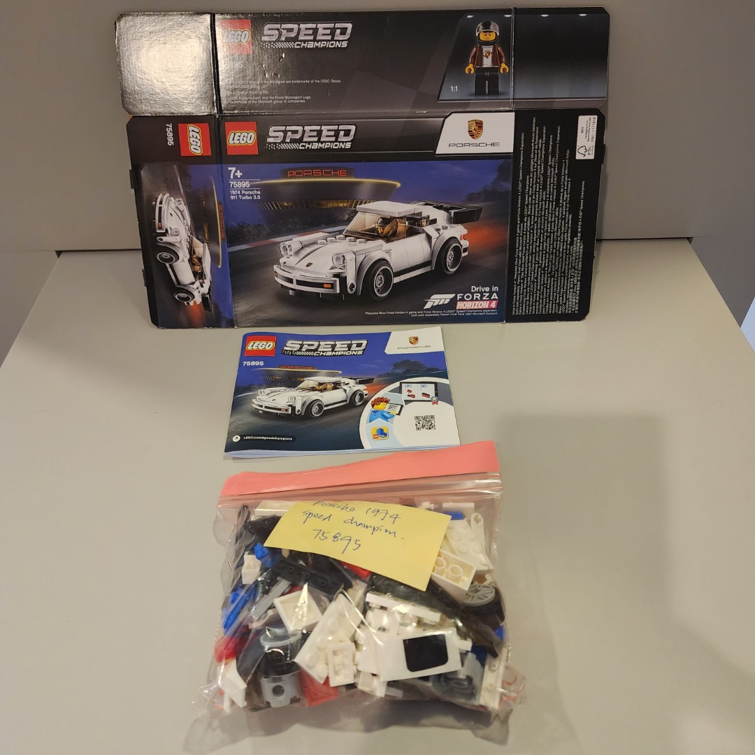 LEGO Speed Champions 75895 - 1974 Porsche 911 Turbo 3.0, Hobbies & Toys ...