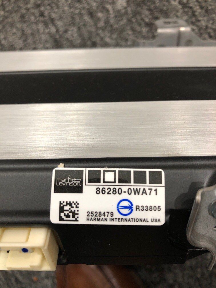 Lexus luxury mark levinson car sound system, Audio, Other Audio ...