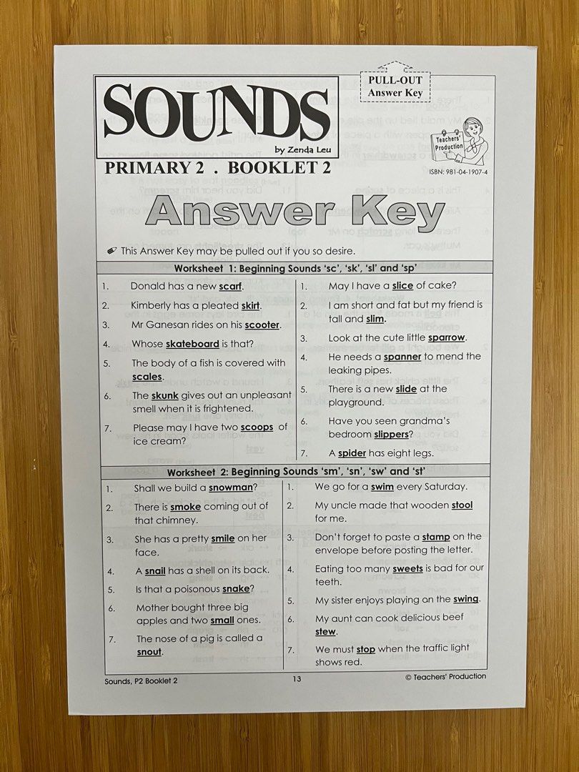 Listening Comprehension Assessment Book Primary 2 Semester 1 & 2 ...
