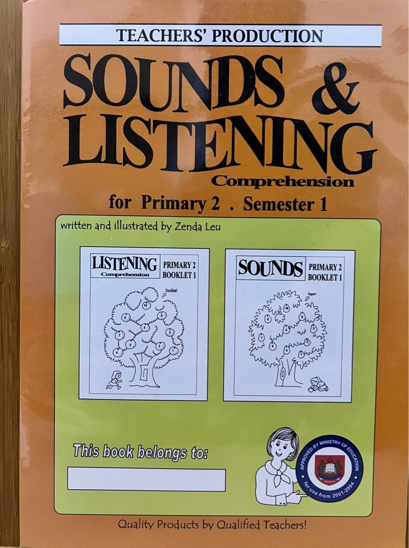 Listening Comprehension Assessment Book Primary 2 Semester 1 & 2 ...